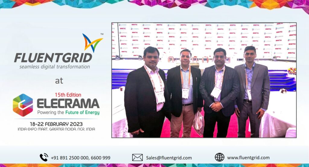 Fluentgrid team at Elecrama 2023 - Fluentgrid Limited
